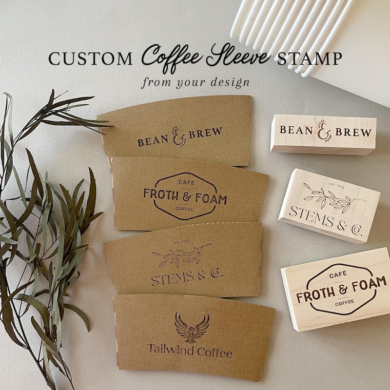 Customized Cafe Stickers - Etsy