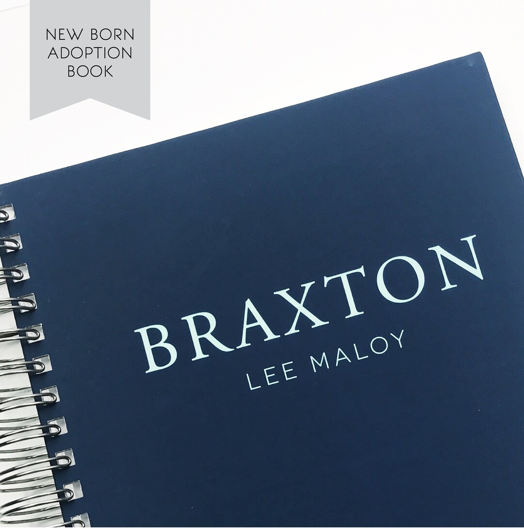 Adoption Baby Book. New Born Baby Adoption Gift. Custom Adoption Book ...