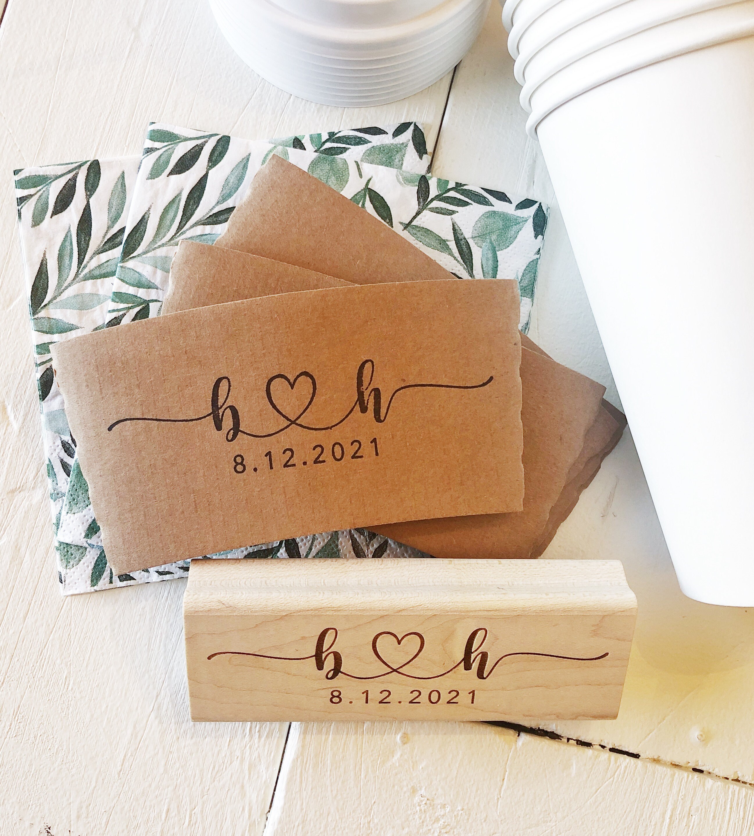 Custom Wedding Stamp. Wedding Monogram Stamp. Wedding Envelope | Etsy