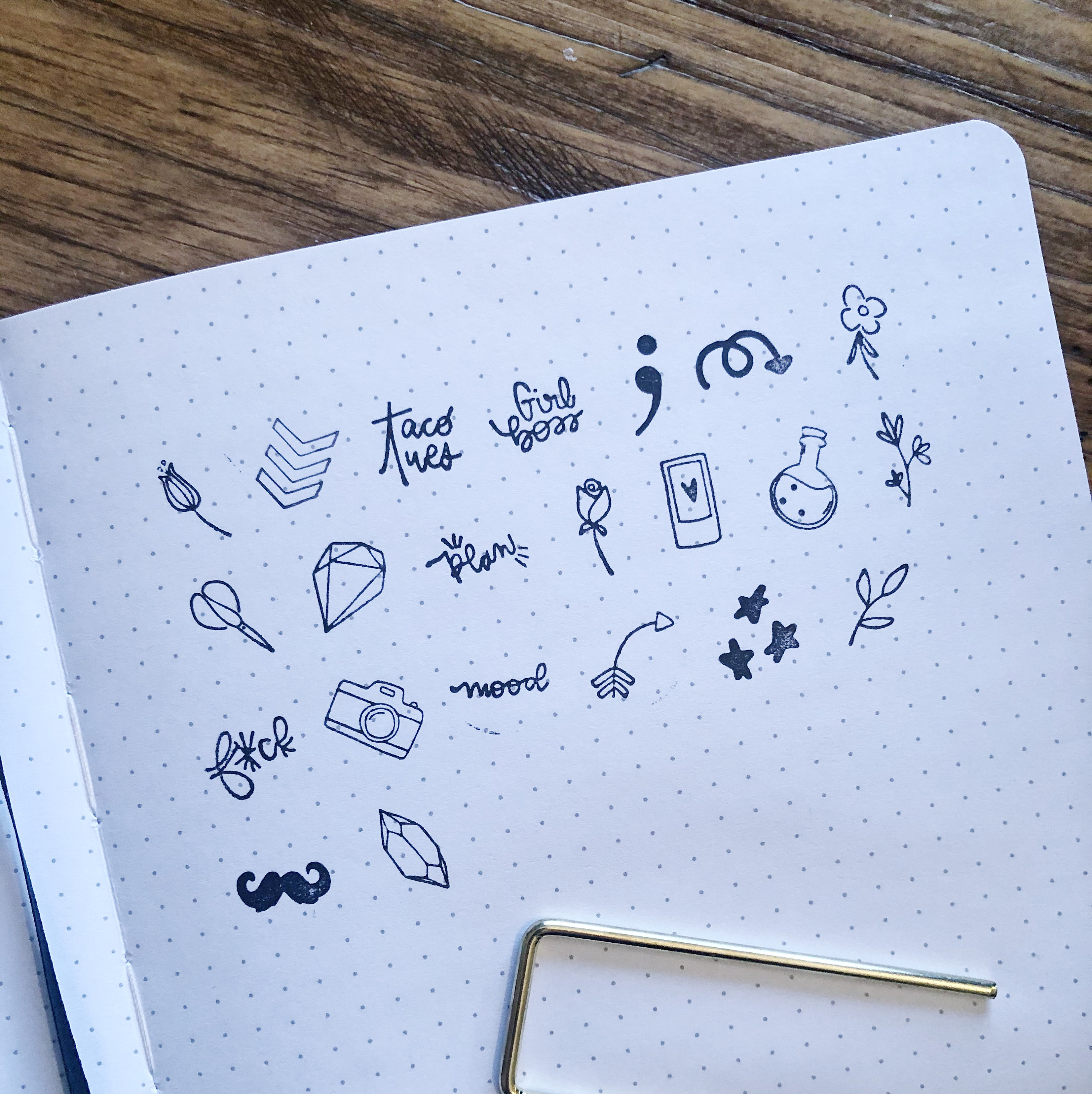 Mini ARROWS Stamp. Rubber Planner Stamp. Bujo Bullet | Etsy