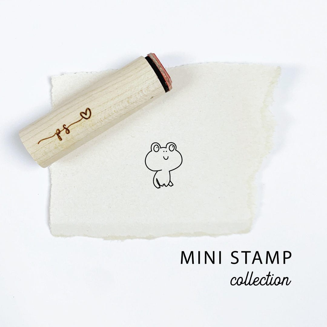 Mini FROG Stamp. Rubber Planner Stamp. Bujo Bullet Journaling Stamp ...