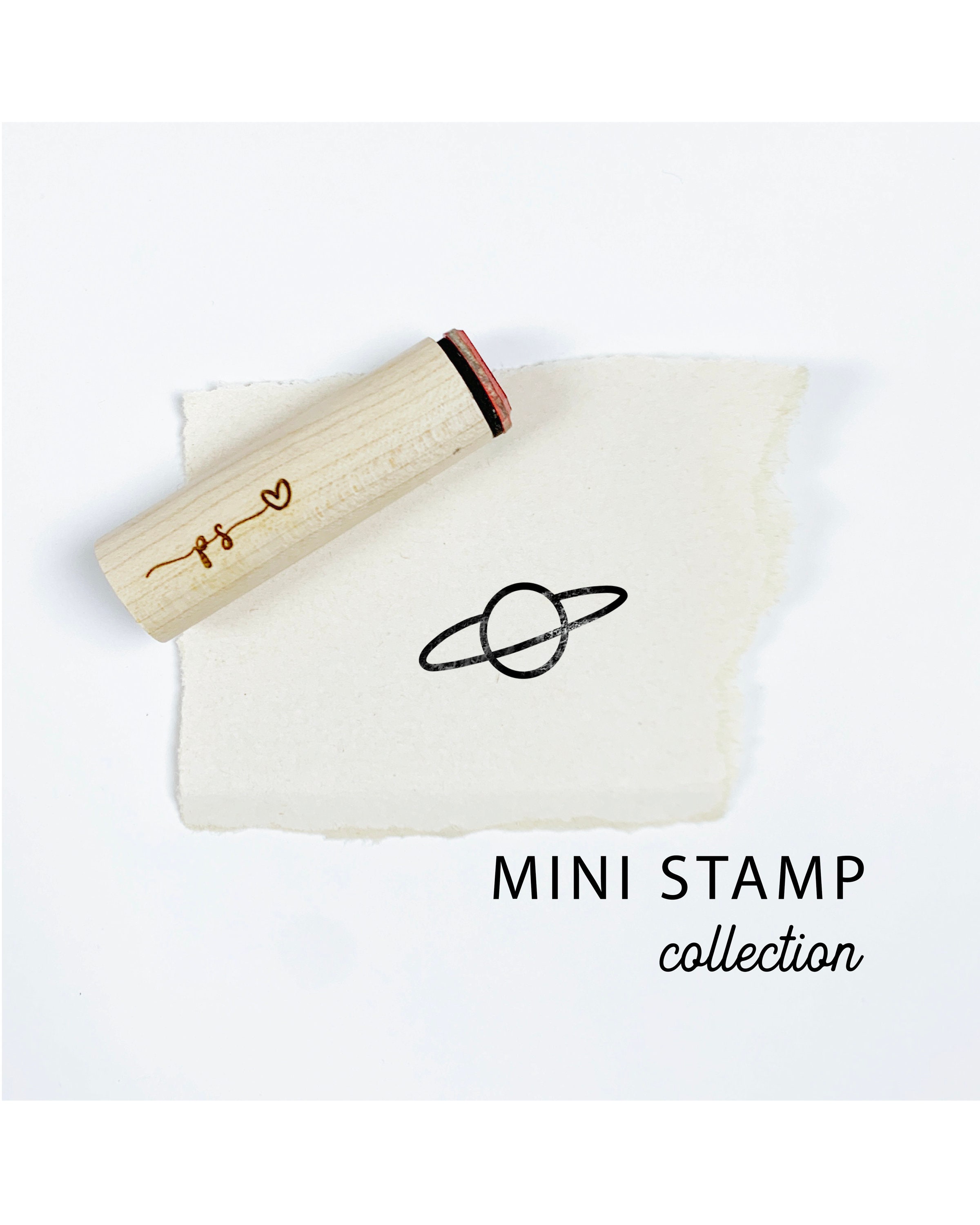 Mini Saturn Stamp. Rubber Planet Stamp. Bujo Bullet journaling | Etsy