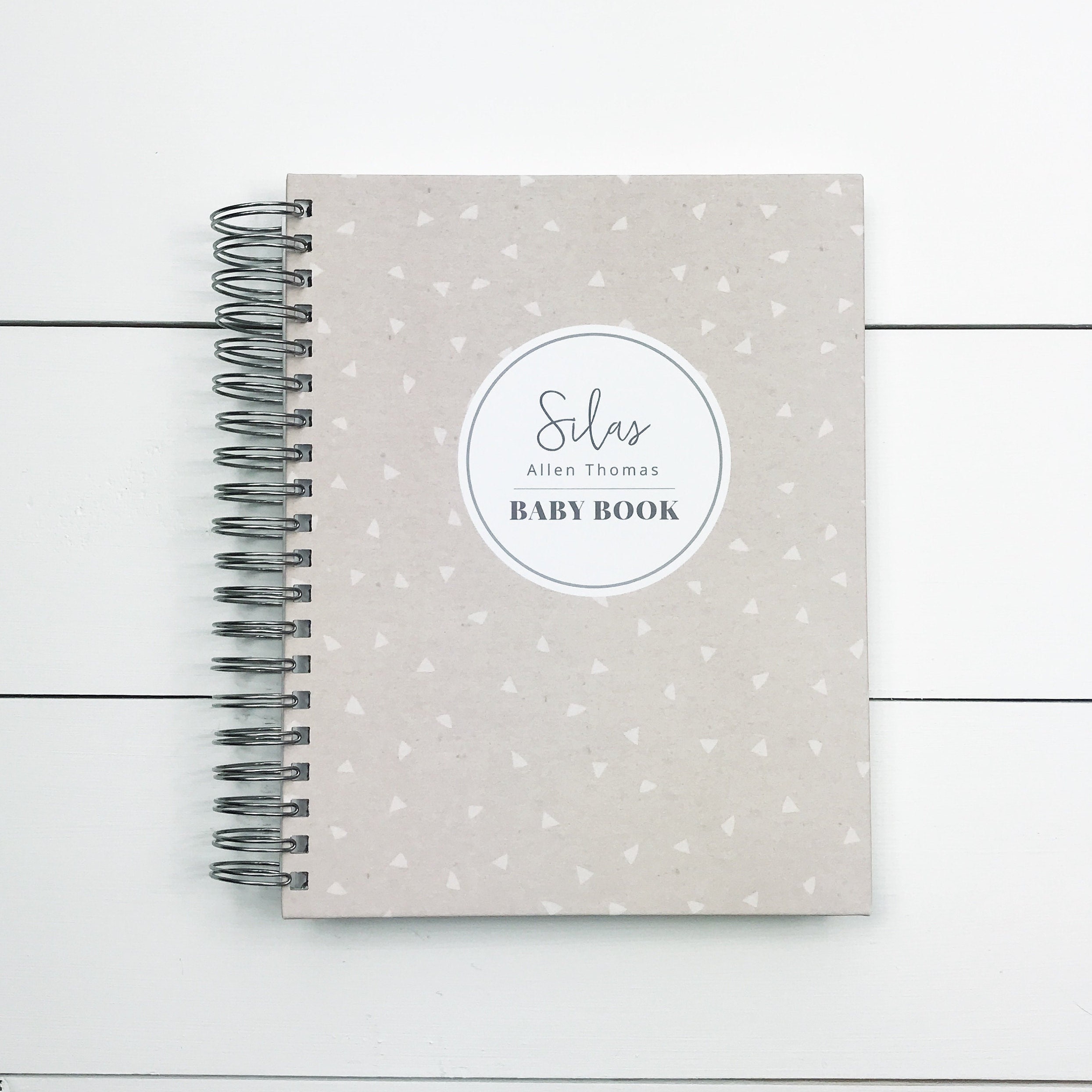 Baby Milestones Book. Baby Memory Album Book. Custom Baby | Etsy