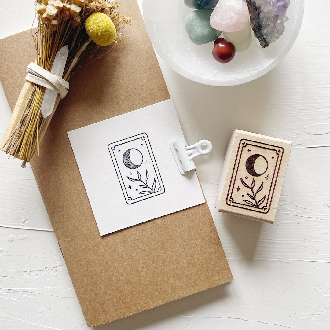 Tarot Card Stamp. Celestial Stamp. Planner Stamp. Journaling Stamp ...
