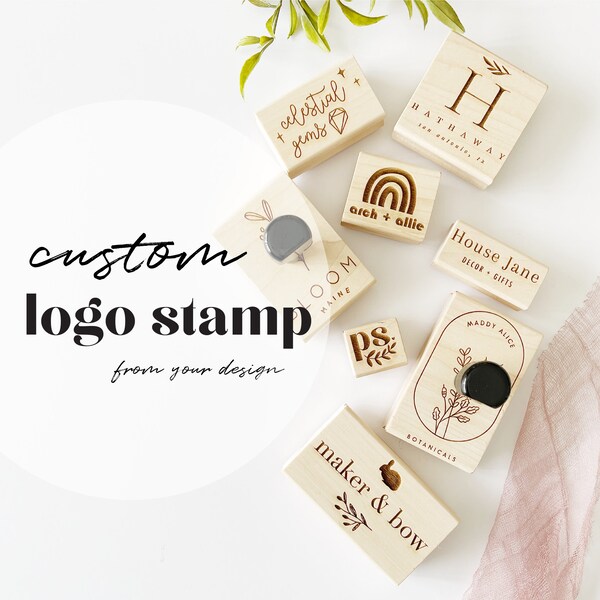 Custom Stamp Business Card - Etsy