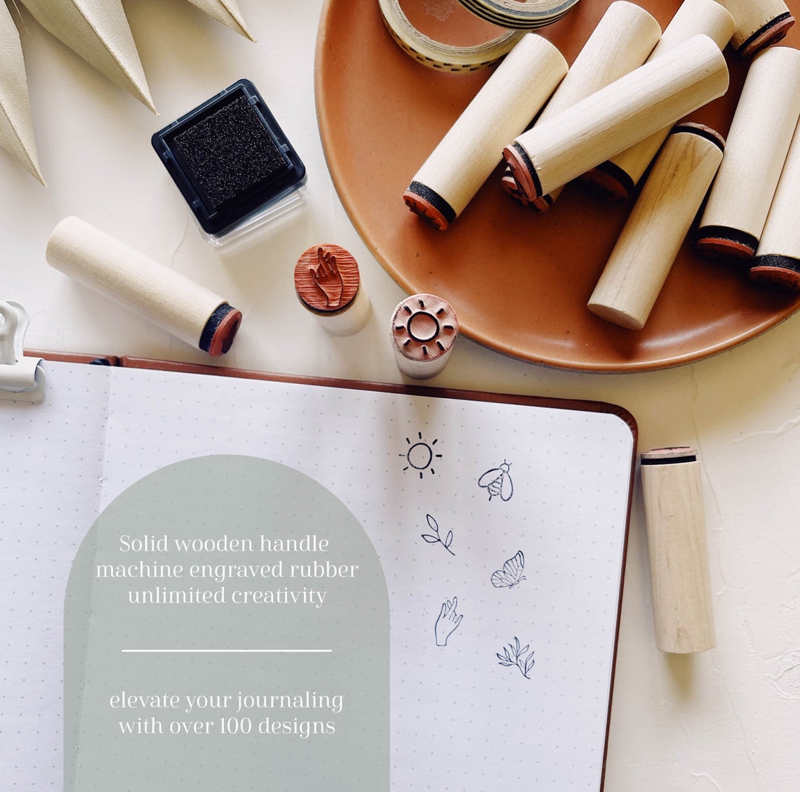 Mini STRAWBERRY Stamp. Rubber Planner Stamp. Bujo Bullet - Etsy