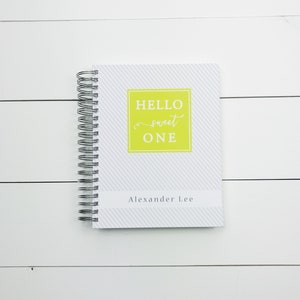 Modern Adoption Baby Book. Custom Modern Baby Book. Baby Book for ...