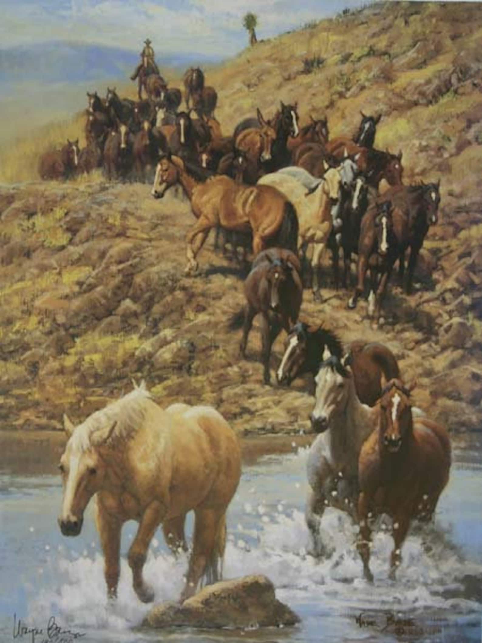 The Cowboy's Dream Set of 2 Limited Edition Prints by Wayne Baize Good ...