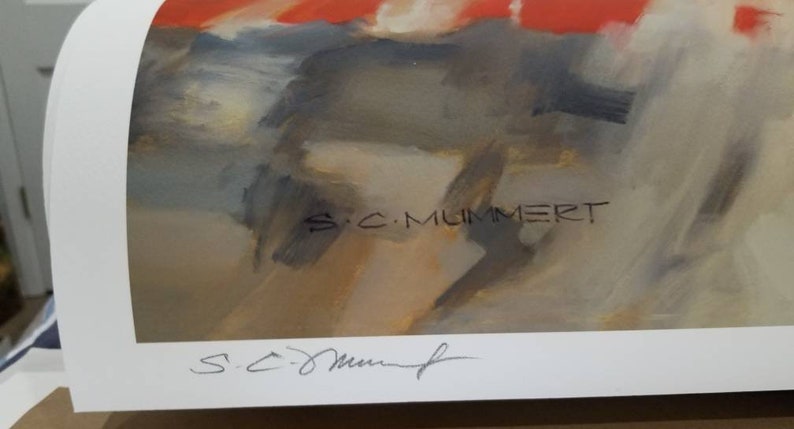 Flying Southwest - a Signed Print by S. C. Mummert From the Lipstick ...