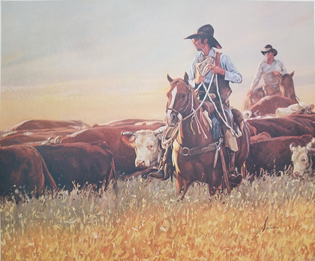 Gordon Snidow "shipping the O-6" Limited Edition Print, Western Art ...