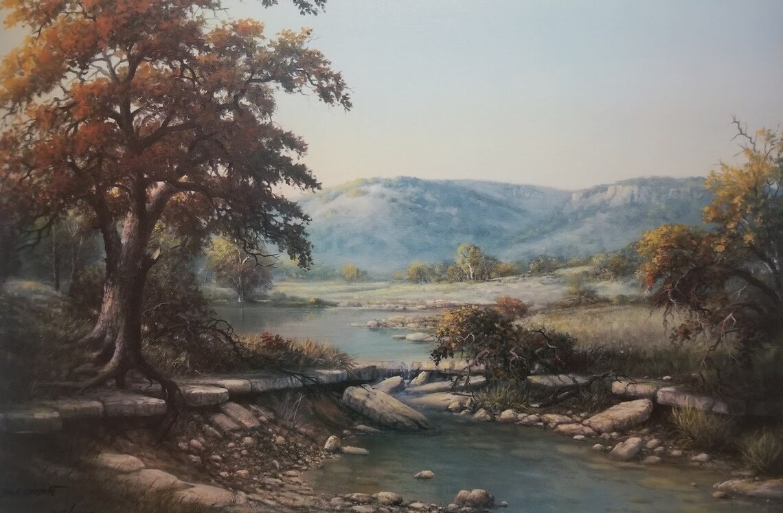 Jack Bryant "clear Creek" Limited Edition Print on Canvas - Etsy