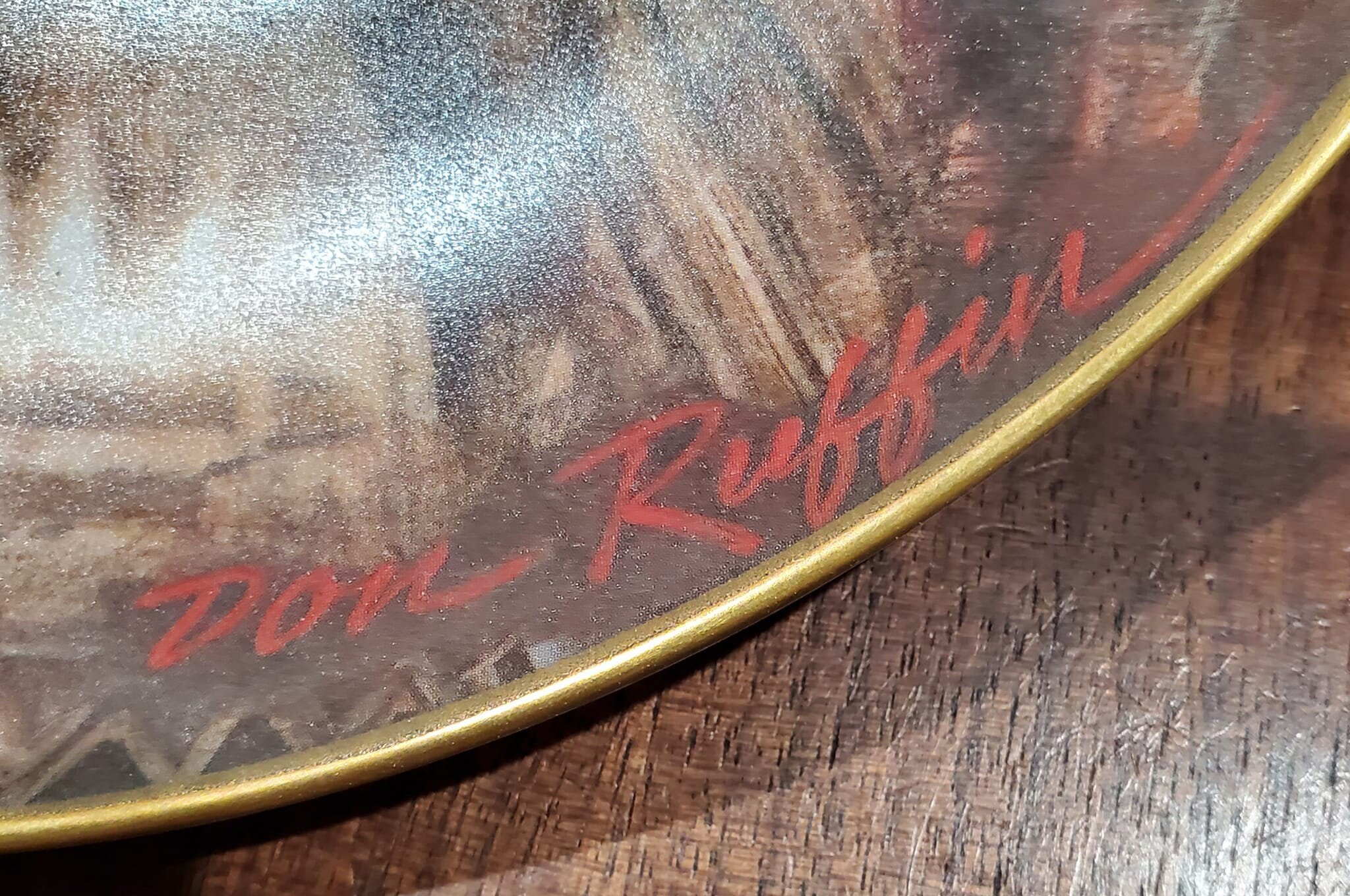 Through the Years Don Ruffin Collector Plate 1977 Fairmont Fine China ...