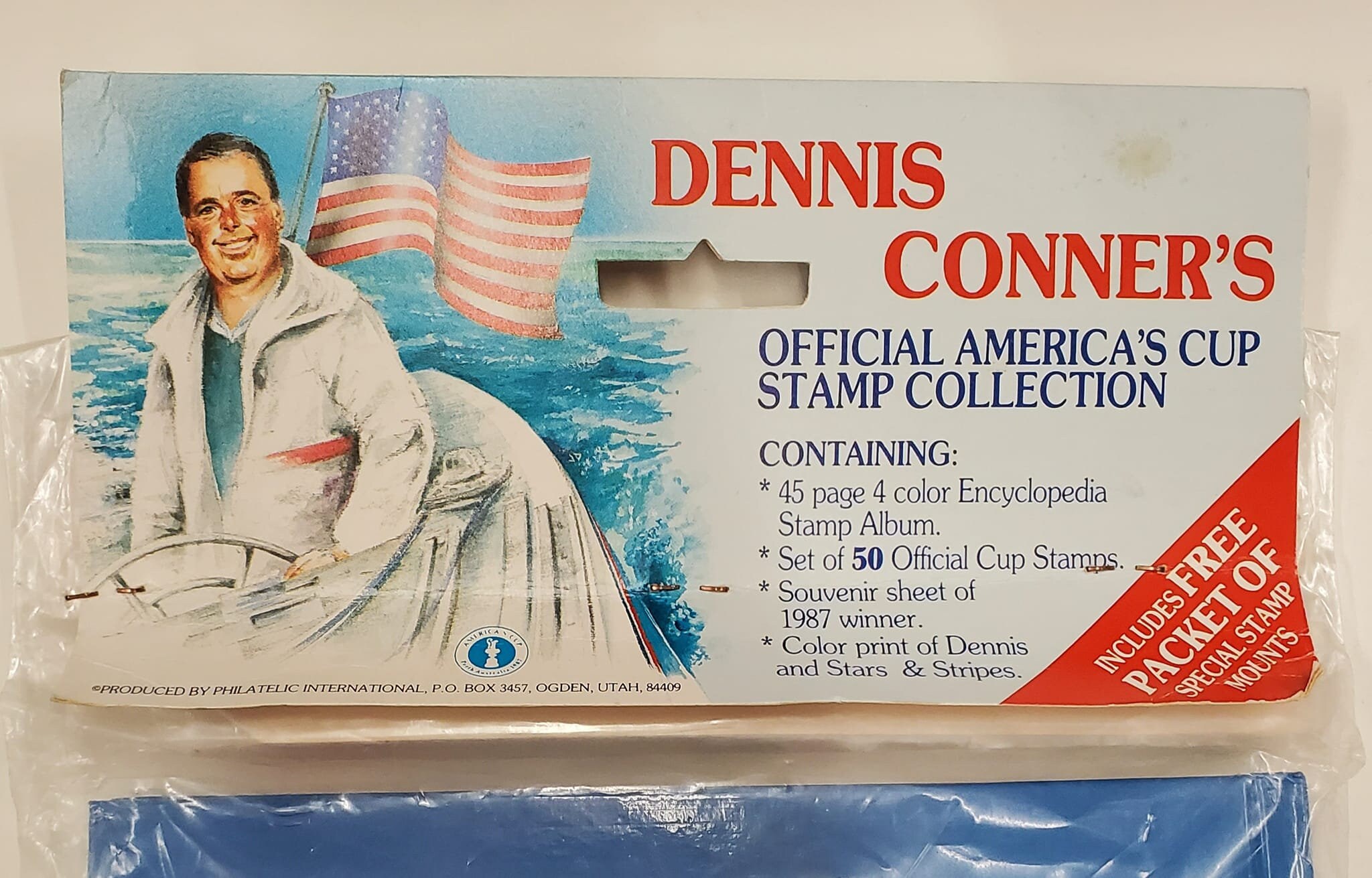 Dennis Conner's Official America's Cup Stamp Collection - Vintage - NEW ...