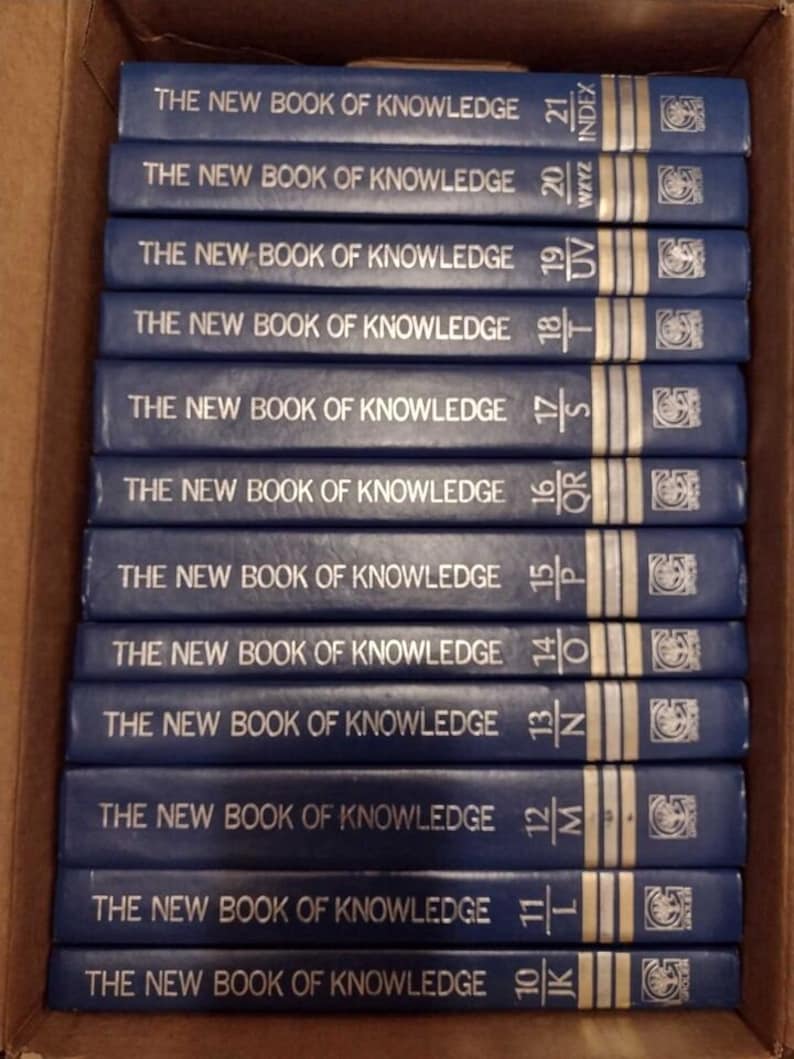 The New Book of Knowledge Published by Grolier 1981 FREE SHIPPING - Etsy