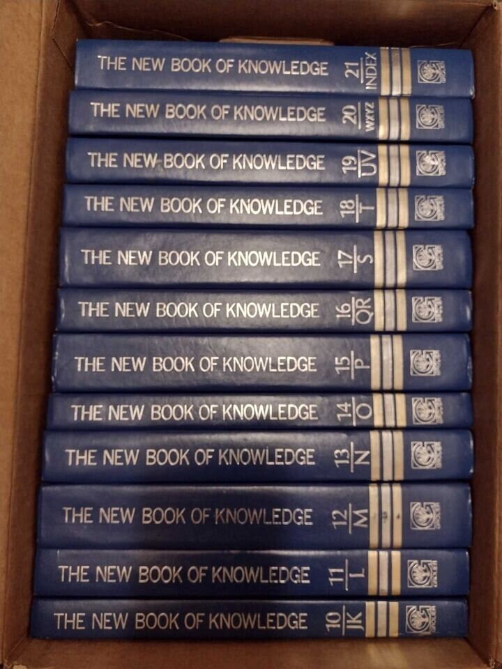 The New Book of Knowledge Published by Grolier 1981 FREE SHIPPING - Etsy