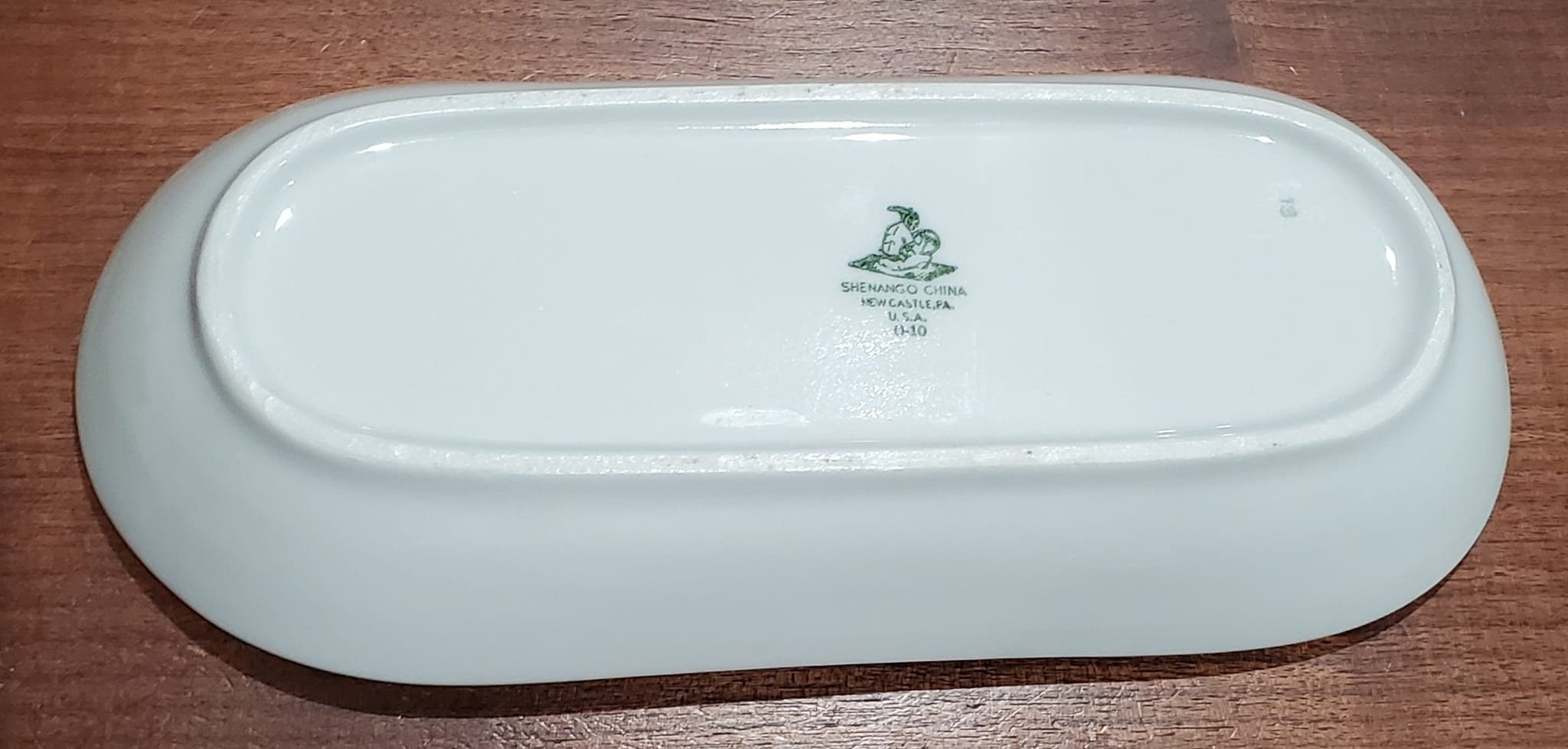 Vintage Shenango China Pickle Dish New Castle PA USA 1952 10"x4.5 ...