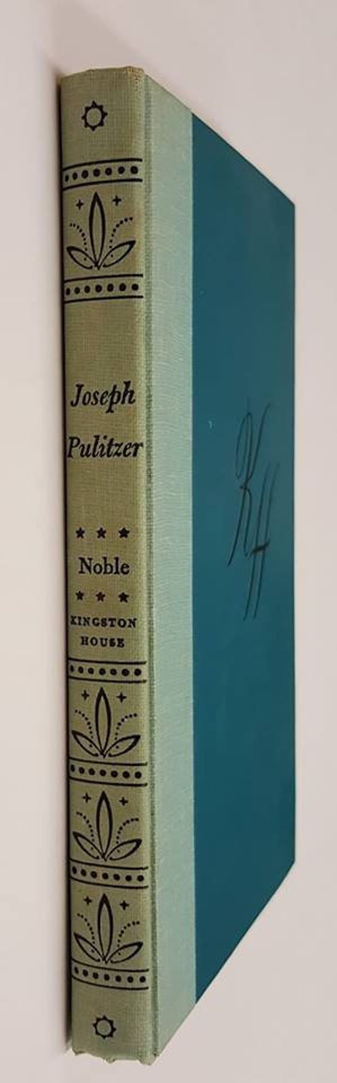 Joseph Pulitzer, Front Page Pioneer by Iris Noble - 1950s Vintage Book ...