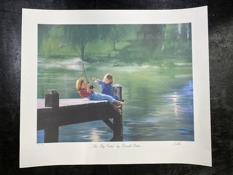 The Big Catch - Signed and Numbered Limited Edition Print by Children's ...