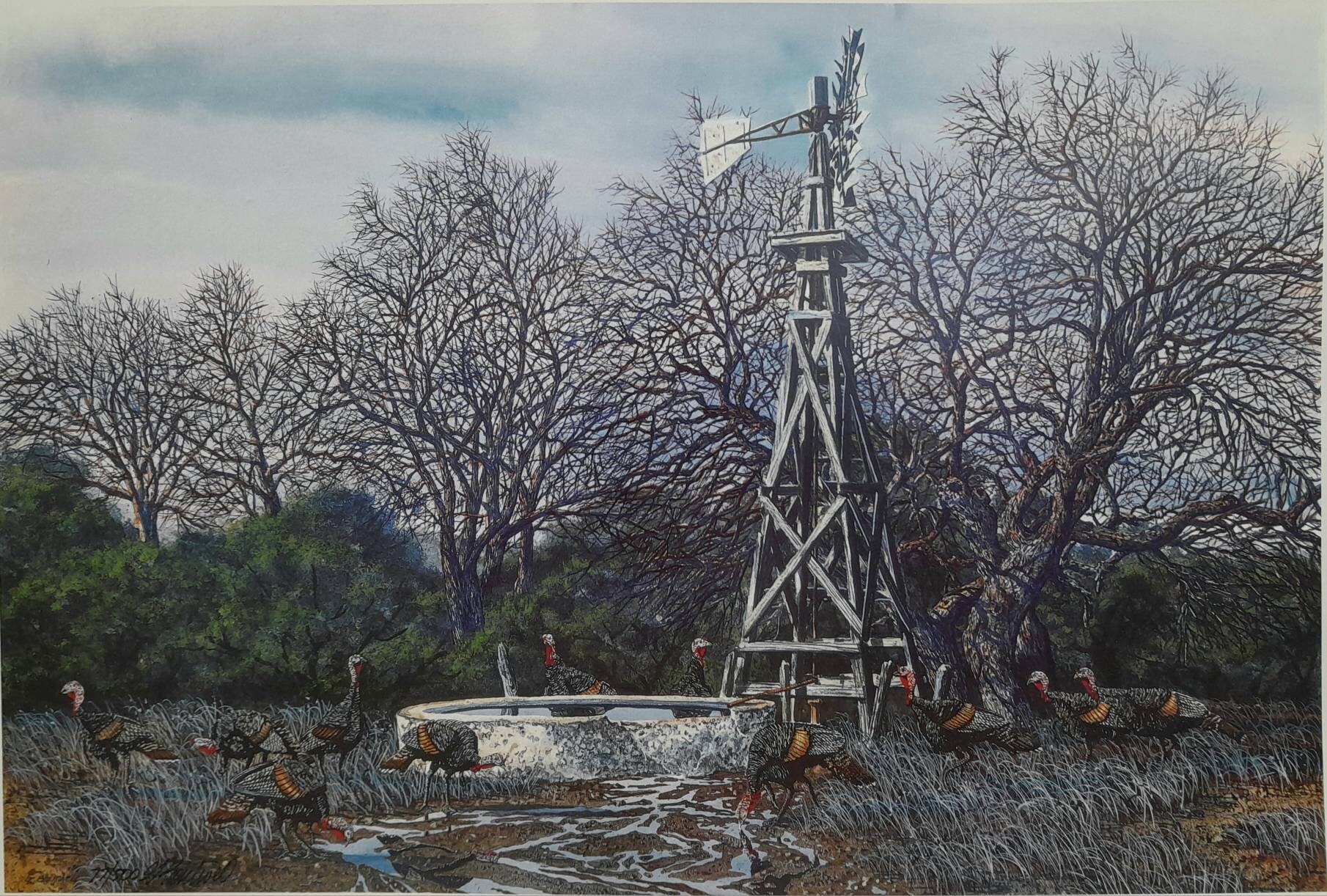 Red Neck Reunion- Signed and Numbered Limited Edition Print by George ...