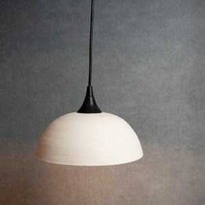 Delicate Porcelain Pendant Light Shade Thin, Lightweight, and Wabi Sabi ...