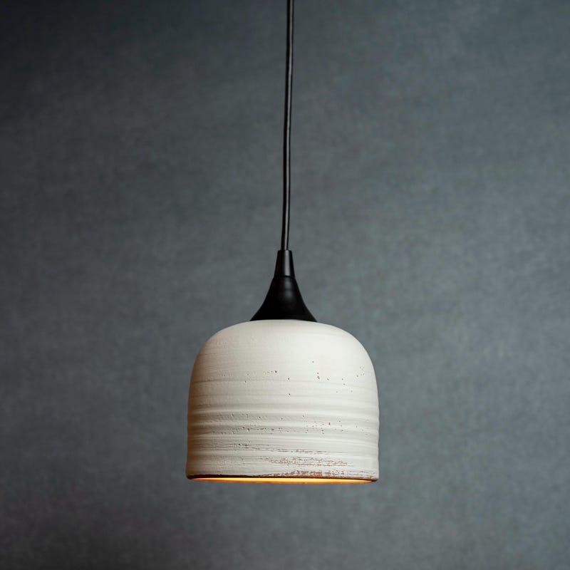 Clay Pendant Light - Etsy