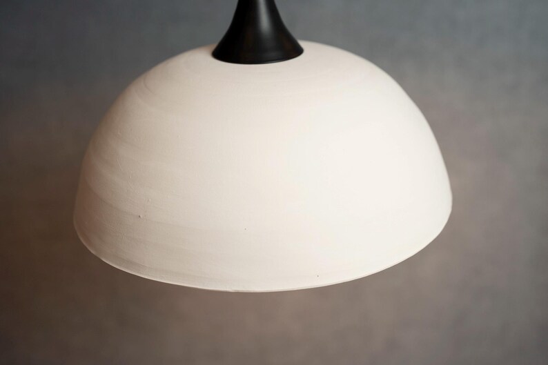 Delicate Porcelain Pendant Light Shade Thin, Lightweight, and Wabi Sabi ...