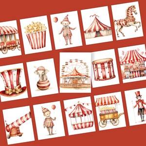 Carnival Clipart | Circus Clipart | DIY Craft Images | Party Invitation ...