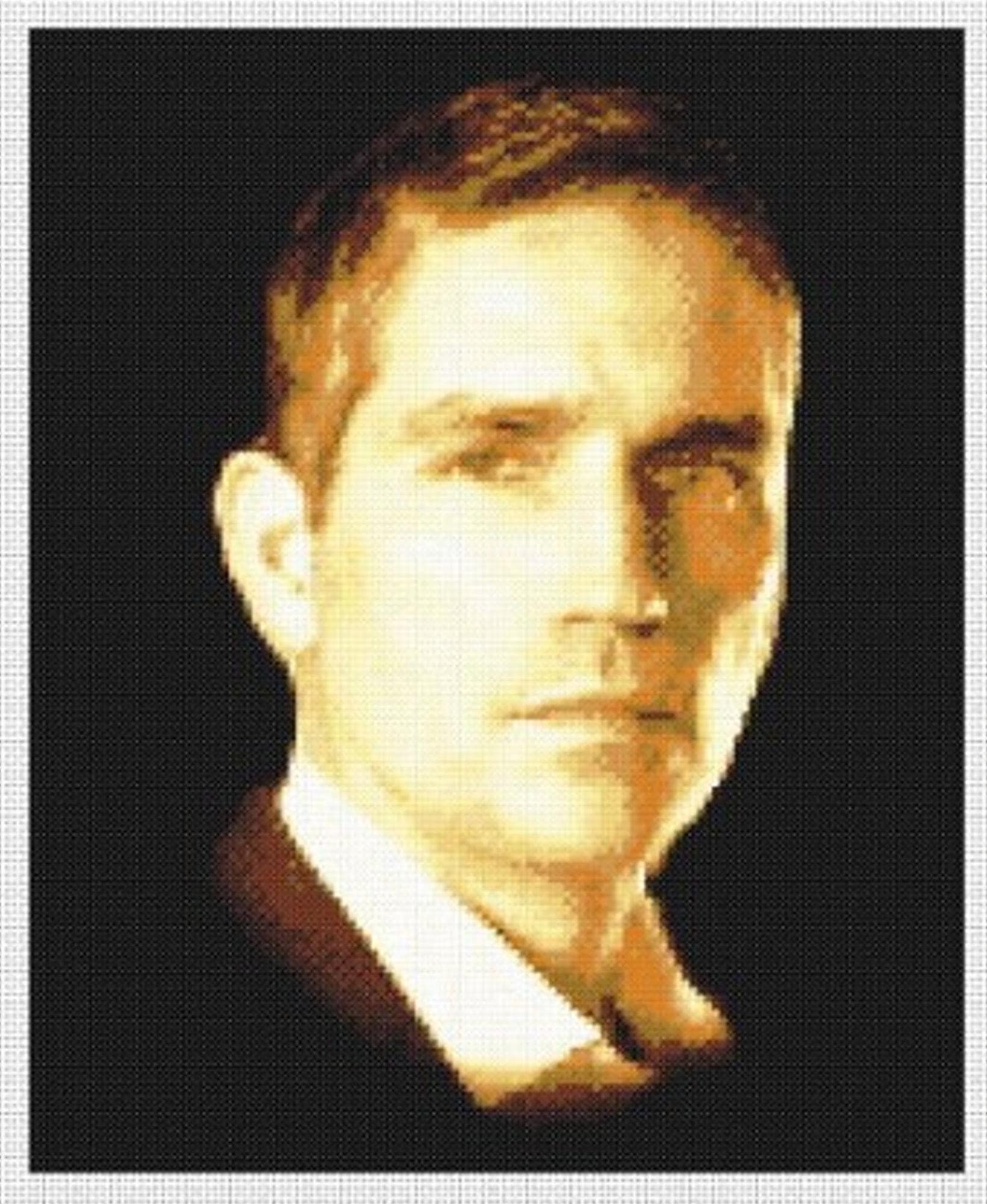Jim Caviezel - John Reese - Person of Interest Portrait Counted Cross ...