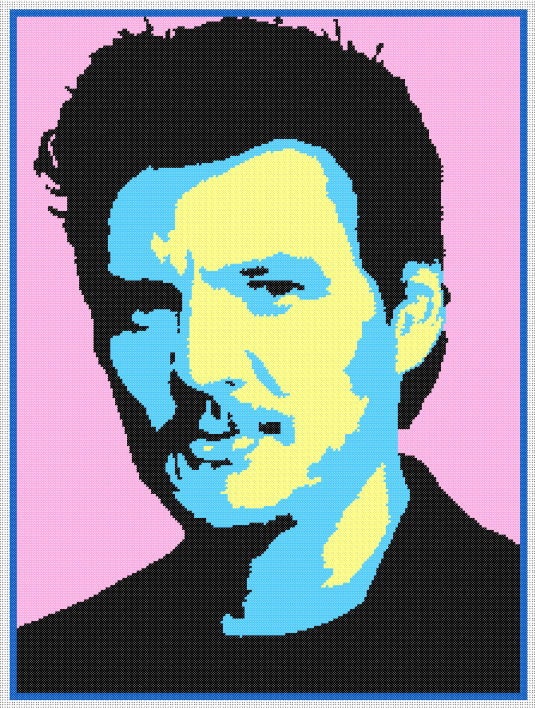 Pedro Pascal Pop Art Cross Stitch Patterns - Etsy