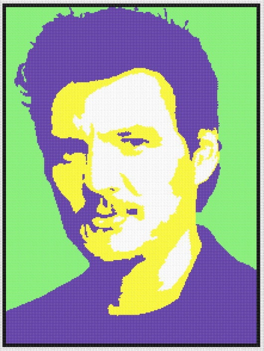 Pedro Pascal Pop Art Cross Stitch Patterns - Etsy