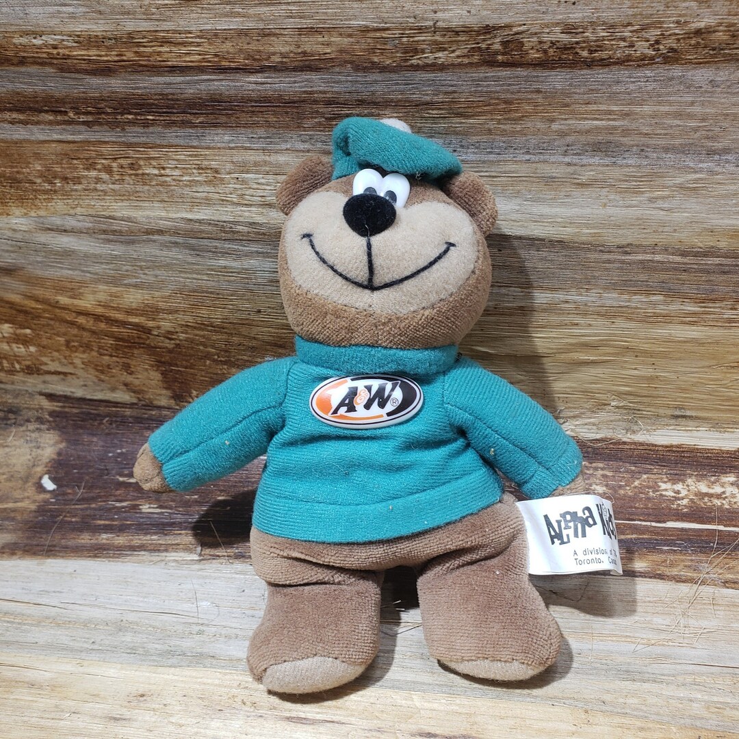 A&W Plushie Bear Doll 1998 , Advertising Toy - Etsy