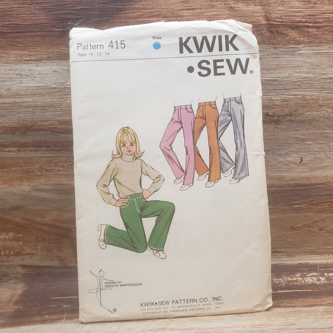 Vintage Kwik Sew Pattern, 1960s Unopened, Pattern 415 .vintage Sewing ...