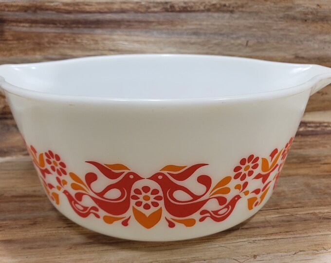 Friendship Birds Pyrex 475-B 2.5 Quarts Vintage Bird Pyrex - Etsy
