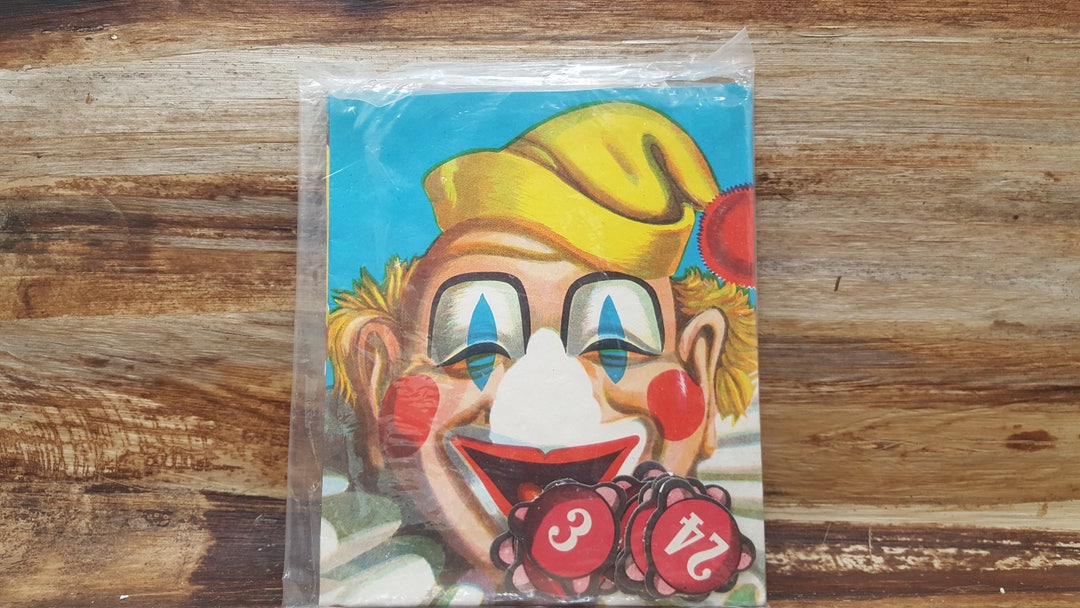 Vintage Clown Party Game, 1940s. Party Favors, Pin the Nose - Etsy