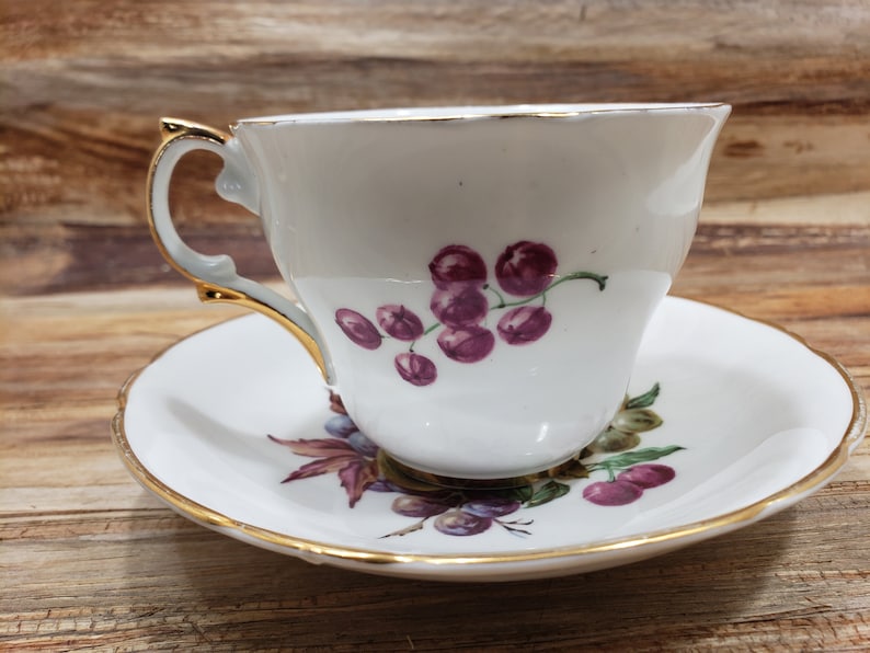 Vintage Tea Cup and Saucer 1960s Regency Bone China - Etsy
