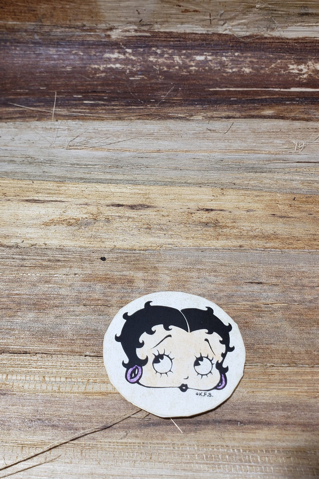 Betty Boop Sticker 1980s Vintage Sticker - Etsy