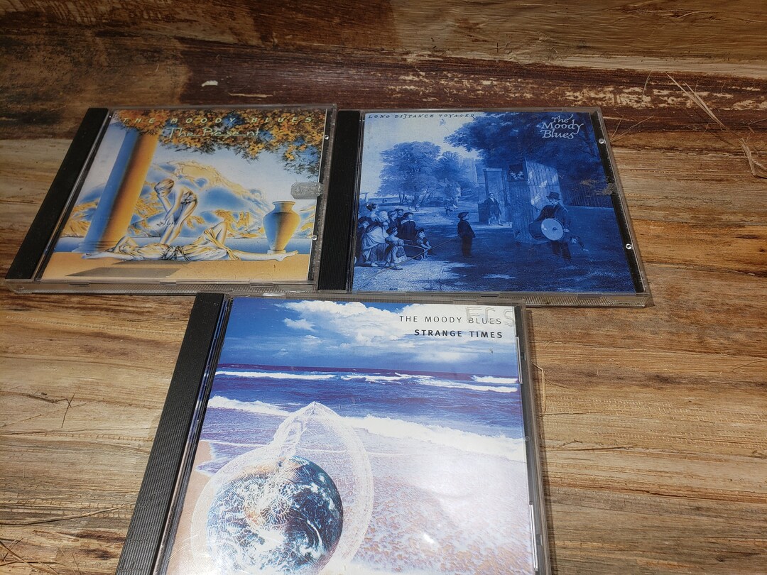 Set of 3 Moody Blue Cds 1980s 1990s Vintage CDS - Etsy