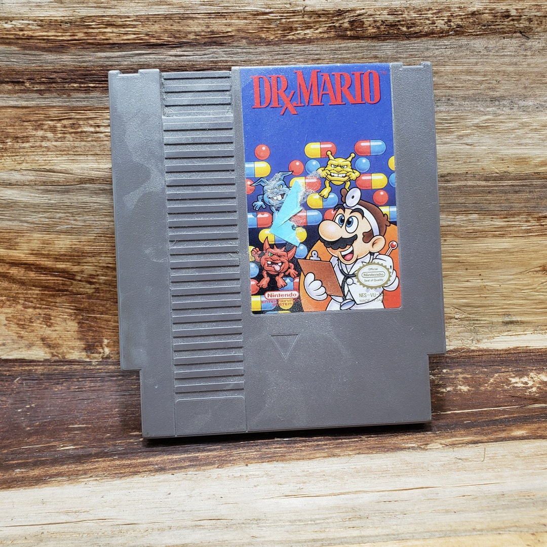 Vintage Nintendo Cartridge, Dr Mario, 1985, Vintage Video Game - Etsy