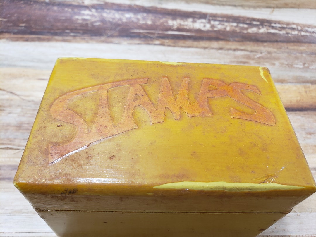 Vintage Stamp Storage Box, 1970s,, Vintage Box - Etsy