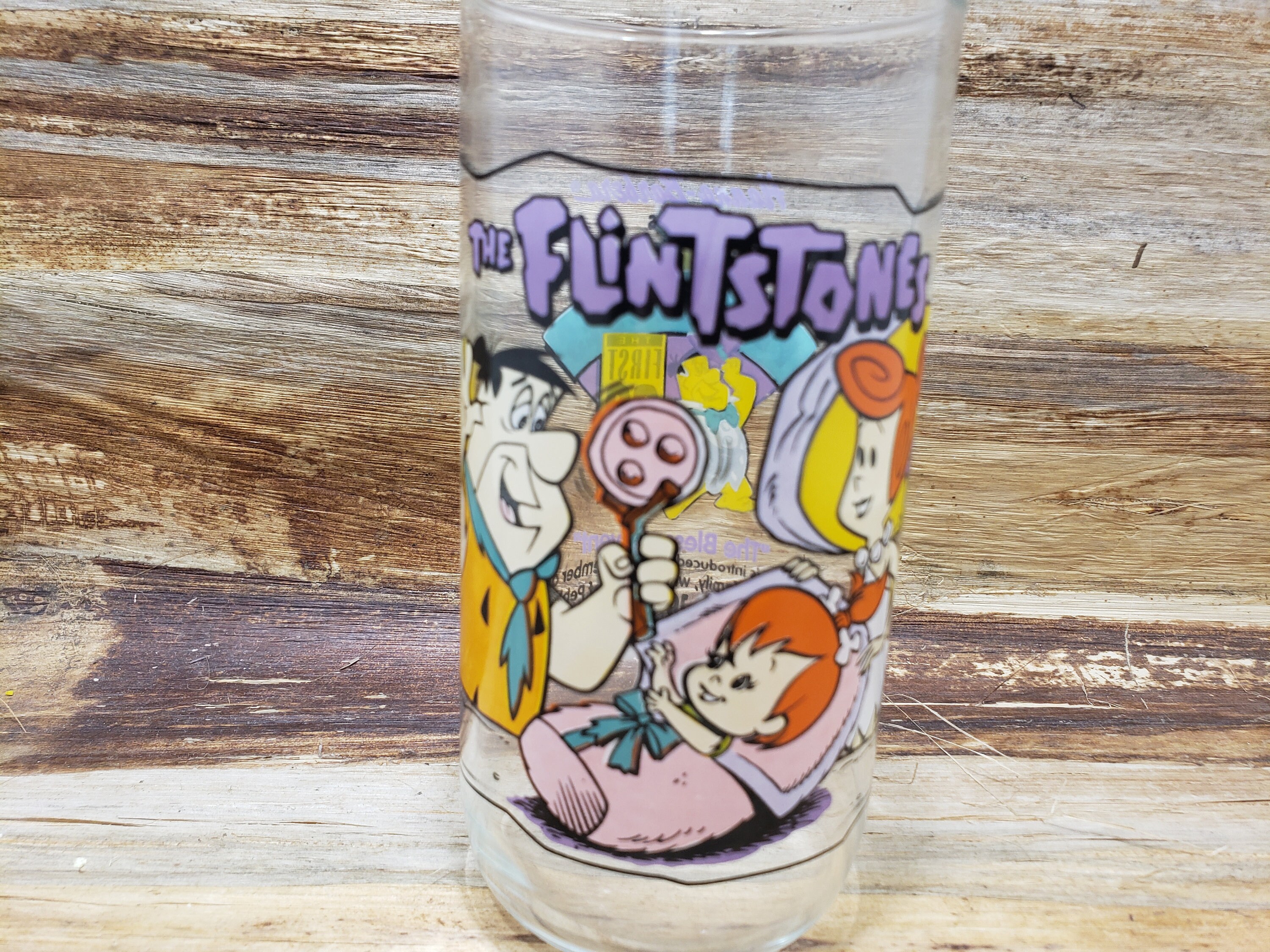 Flinstones Hardees Glass the Birth of Pebbles - Etsy
