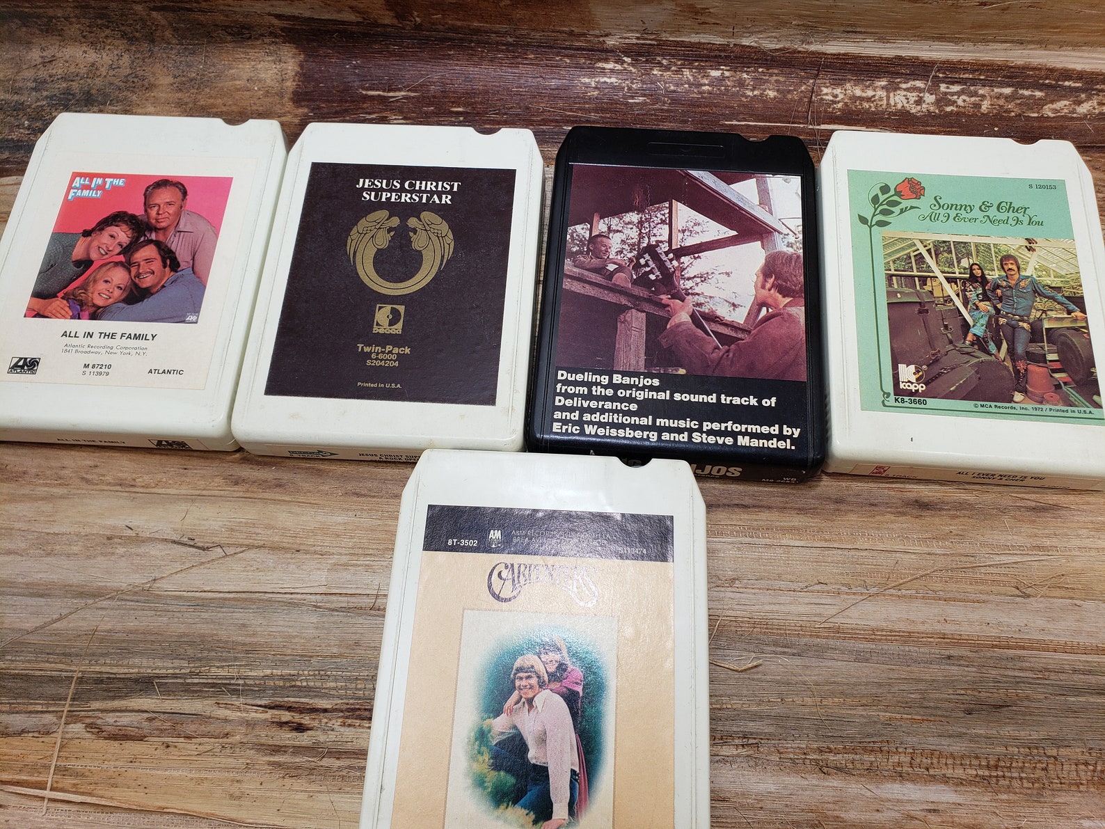 Set of 5 Vintage 8 Track Tapes , 1970s - Etsy