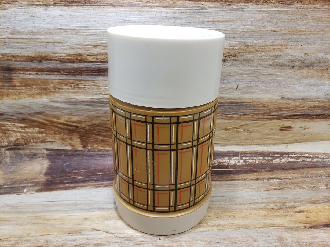 Aladdin Plaid Thermos, 1970s Vintage Thermos - Etsy