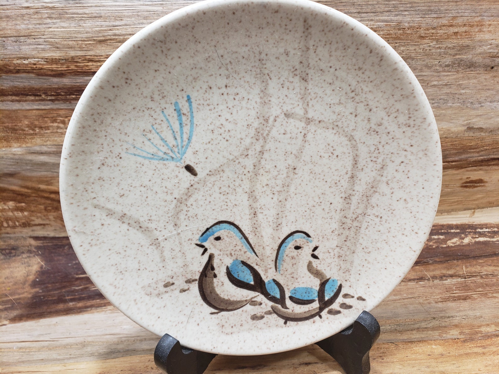 Red Wing Bird Plate 1970s Vintage Bird Plate - Etsy