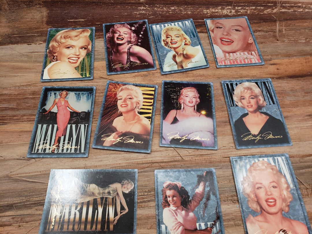 Set of 11 Marilyn Monroe Trading Cards, 1993 - Etsy