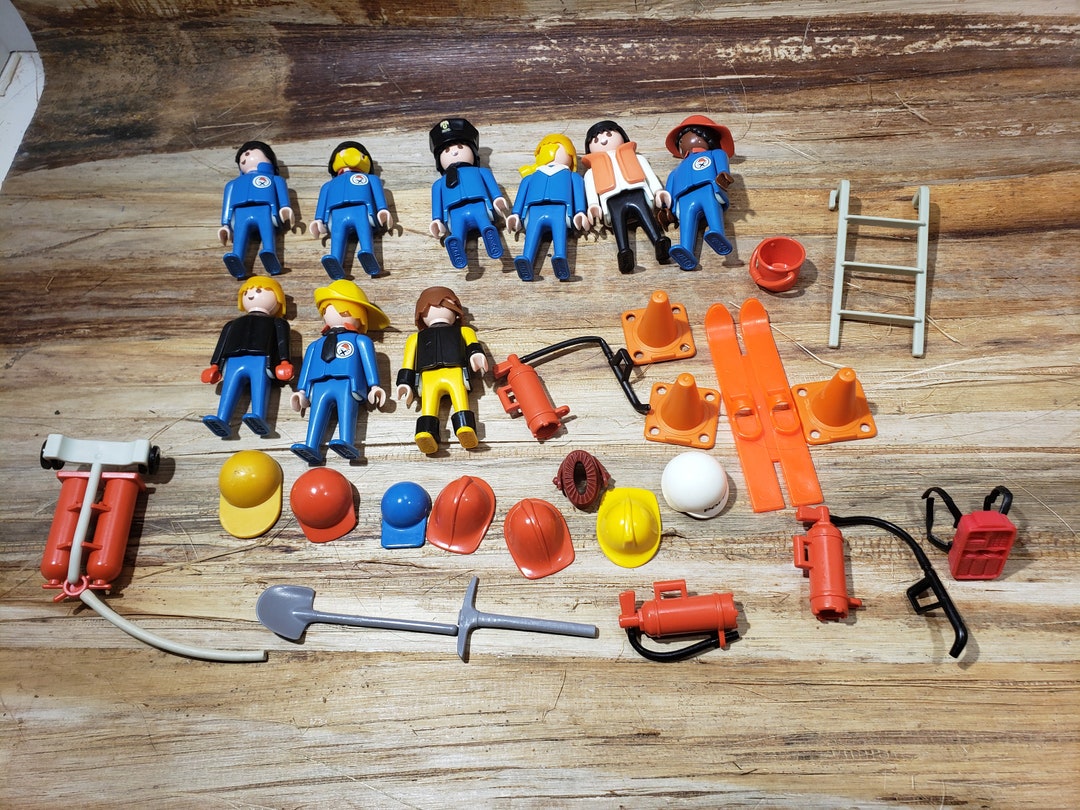 Large Lot of Playmobile Figures With Accessories, 1980s - Etsy