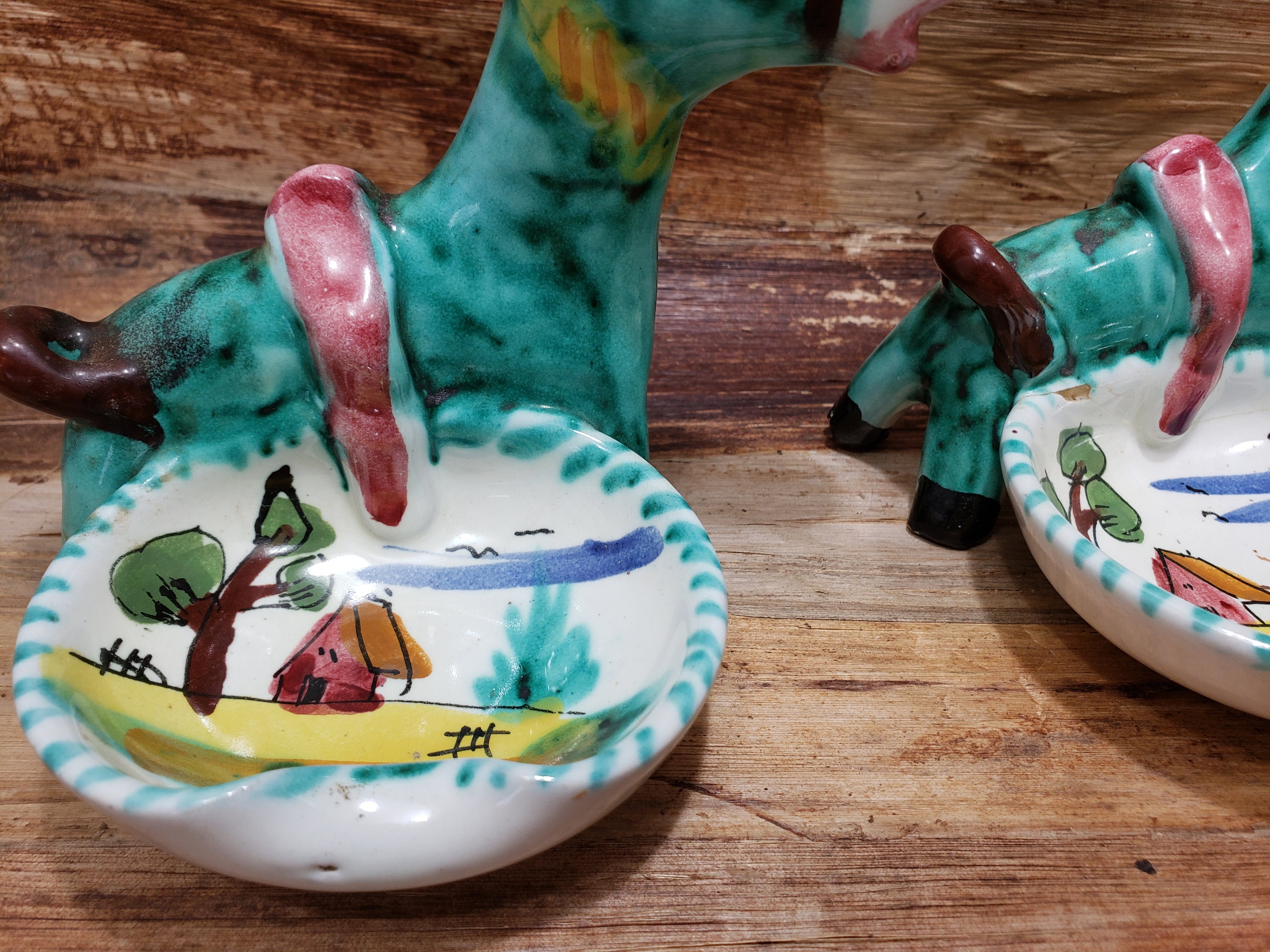 Vintage Mule or Donkey Ashtrays Set of 2 Vintage Ashtray - Etsy UK