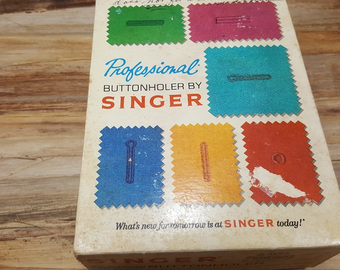 Professional Buttonholer by Singer 1973 - Etsy