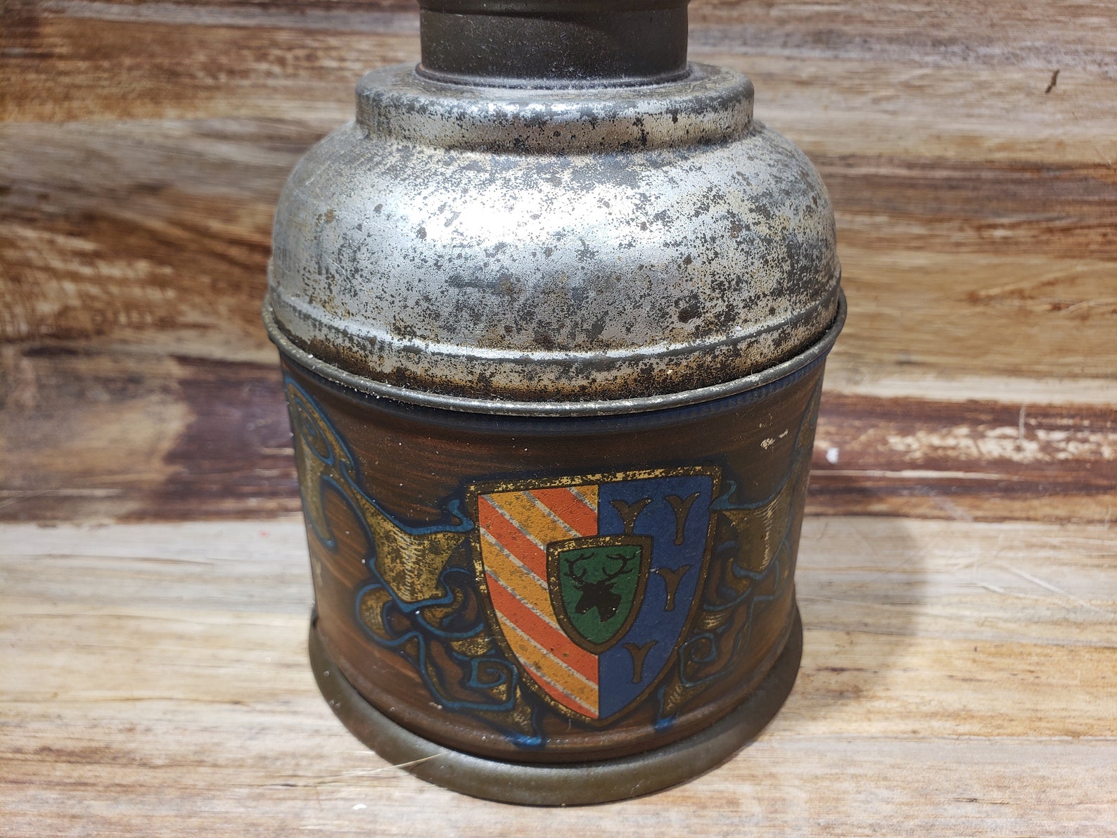 Rusty and Crusty Vintage Tin, Canister, 1940s - Etsy