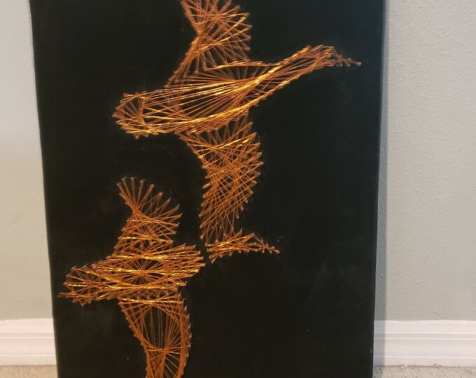 Vintage Wire String Art, 1970s, String Art Mid Century READ ...