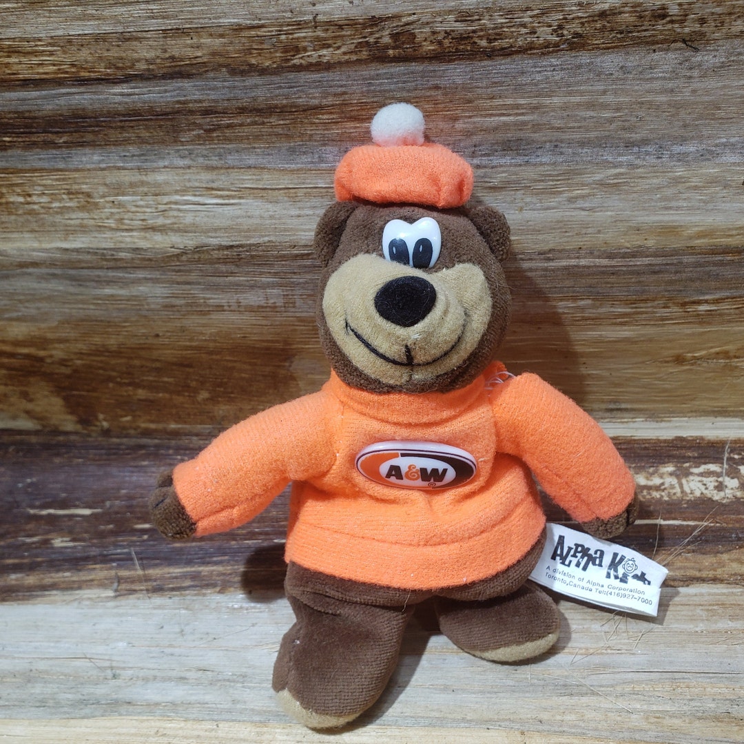 A&W Plushie Bear. 1997 . Adverting Bear Root Beer - Etsy